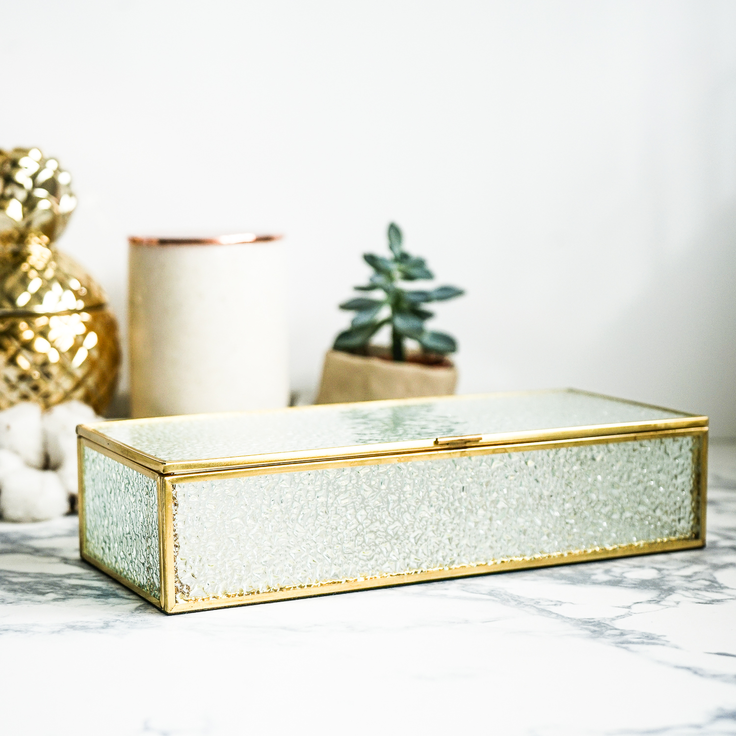 GLASS RECTANGULAR GLASS BOX | TRUFFULA FOREST