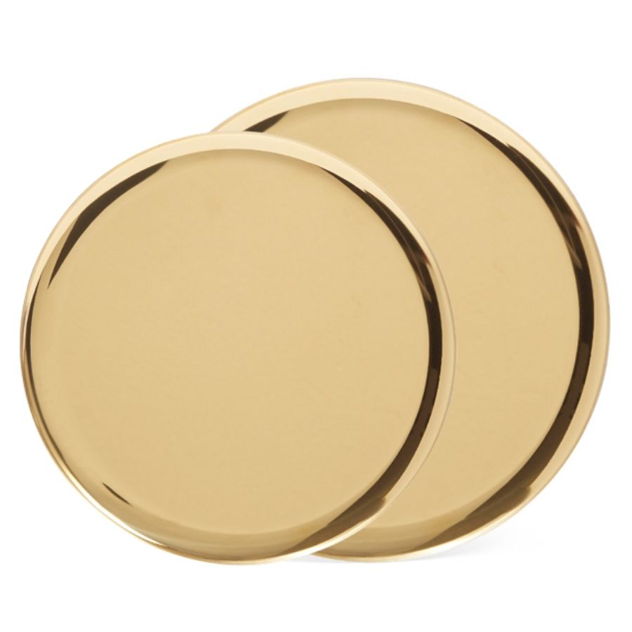 NORDIC GOLD ROUND PLATE