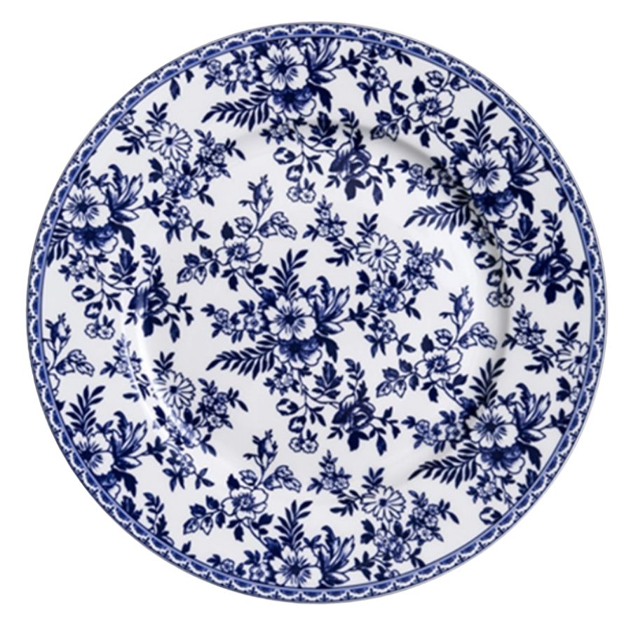 BLUE FLORAL DINNER PLATE