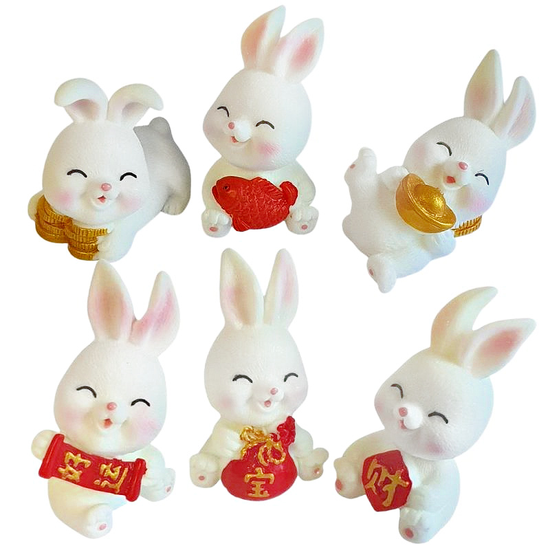 CNY PETITE RABBIT DECORATIVE SET | TRUFFULA FOREST